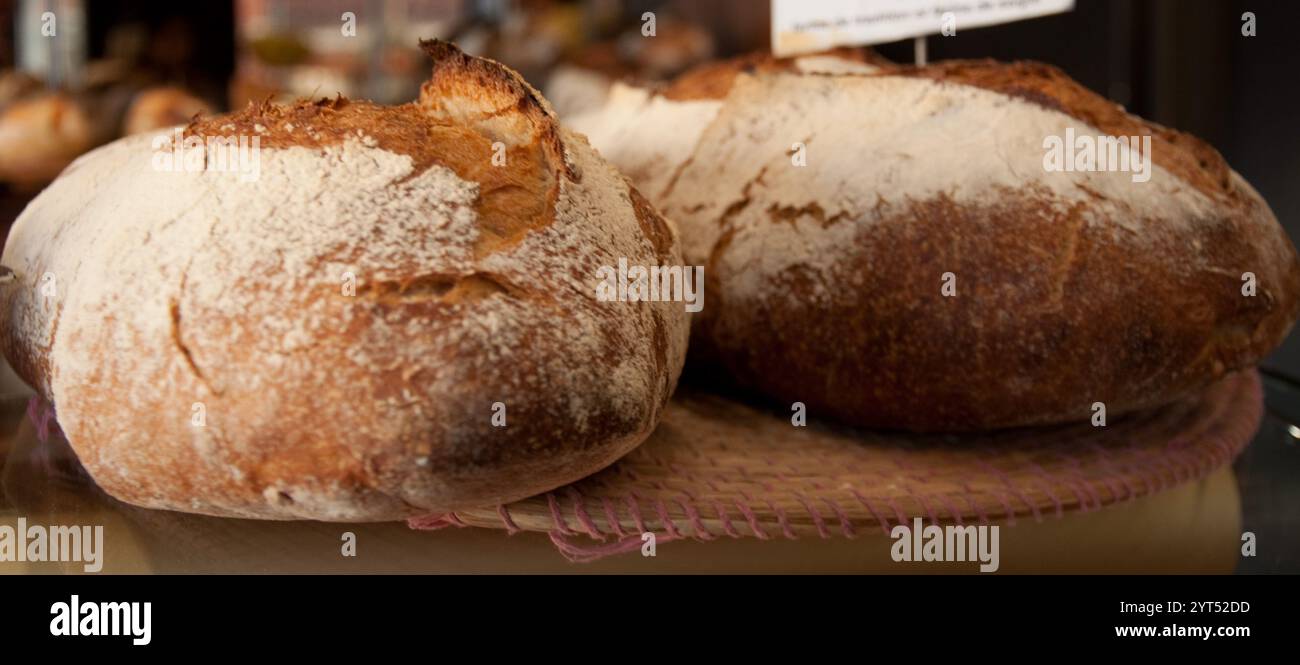 Traditional Bread, Artisan Bakery, St Denis, Paris, France Stock Photo ...