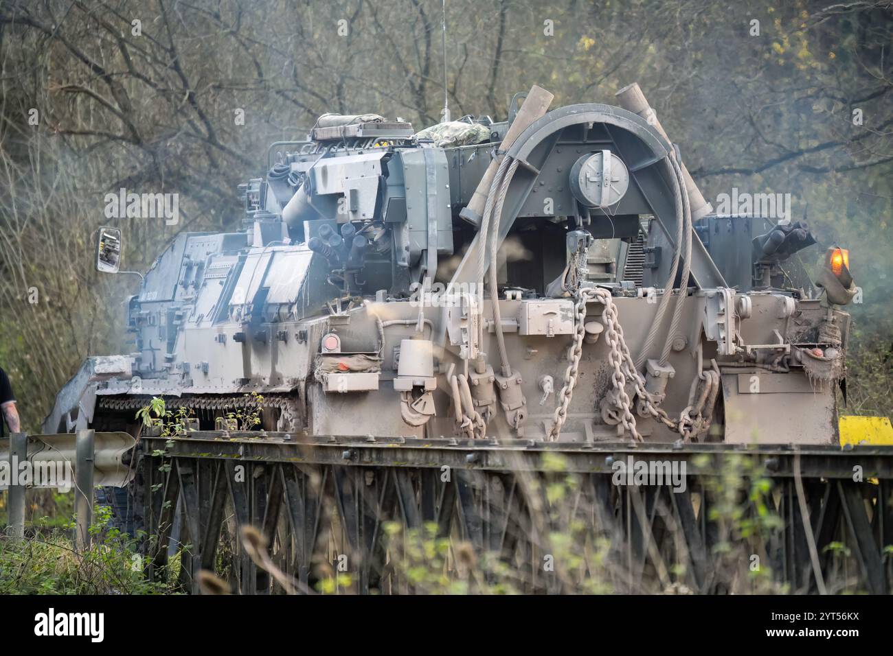 British Army Challenger 2 ii Tank Armored Repair and Recovery Vehicle ...