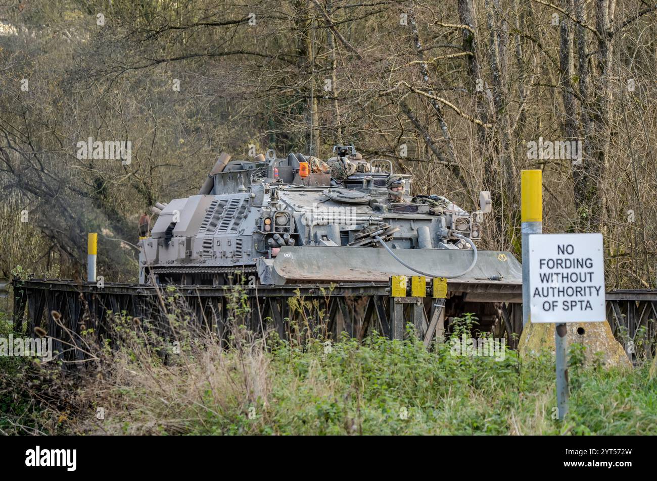 British Army Challenger 2 ii Tank Armored Repair and Recovery Vehicle ...