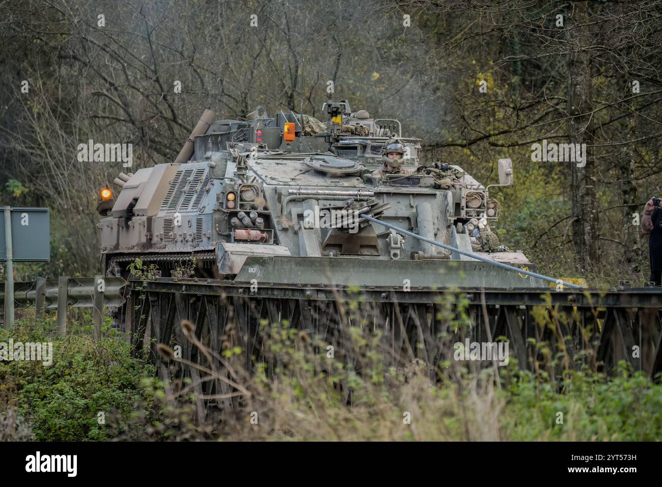 British Army Challenger 2 ii Tank Armored Repair and Recovery Vehicle ...