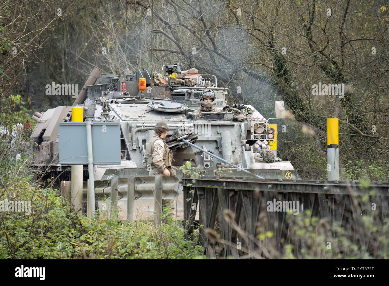 British Army Challenger 2 ii Tank Armored Repair and Recovery Vehicle ...