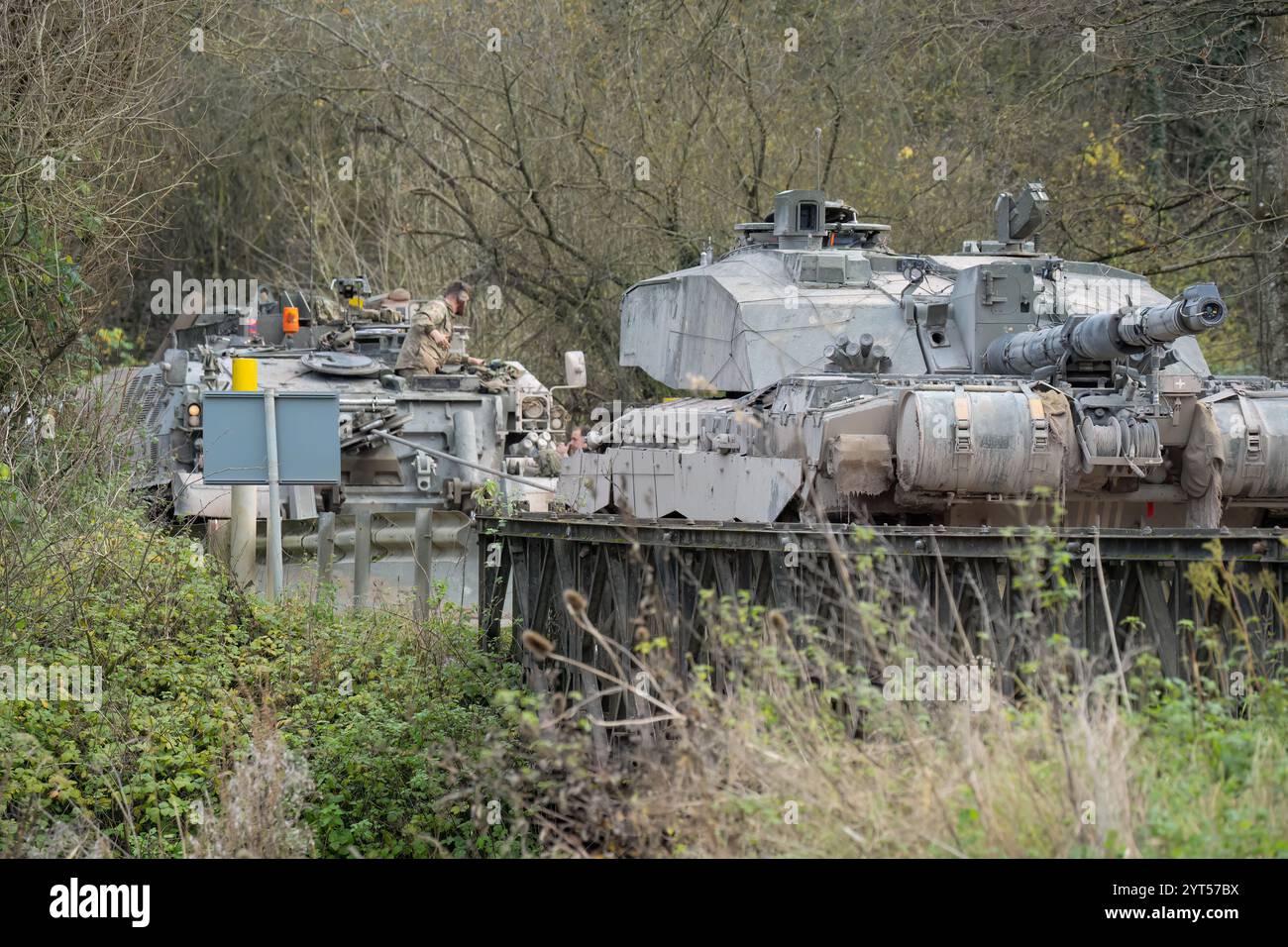 British Army Challenger 2 ii Tank Armored Repair and Recovery Vehicle ...