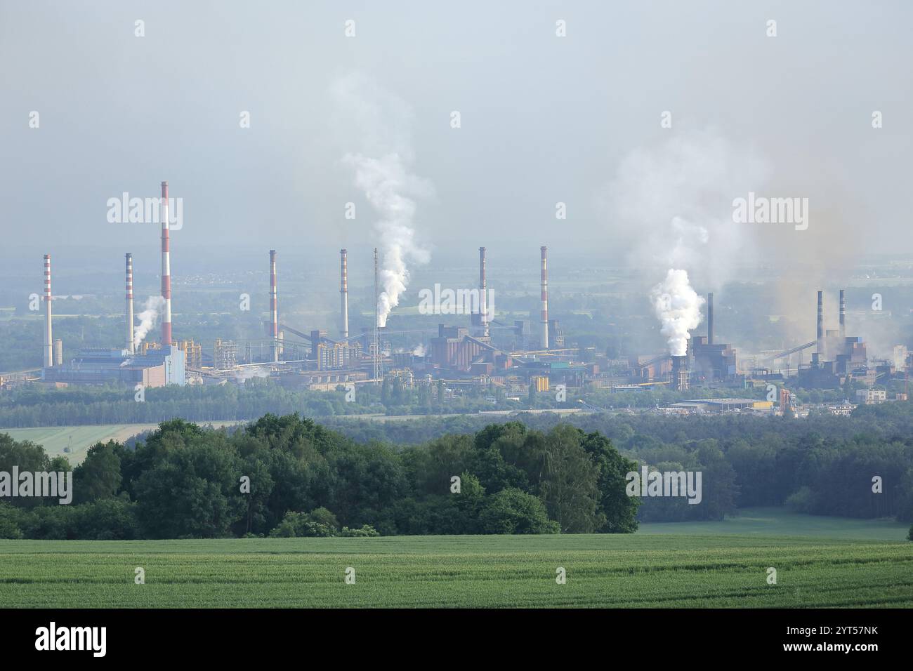 Urban landscape in smoke hi-res stock photography and images - Alamy