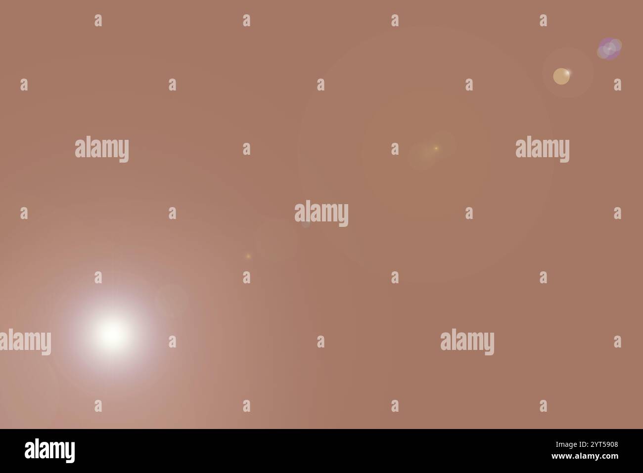 Soft Lens Flare Effect on mocha mousse gradient Background Stock Photo ...