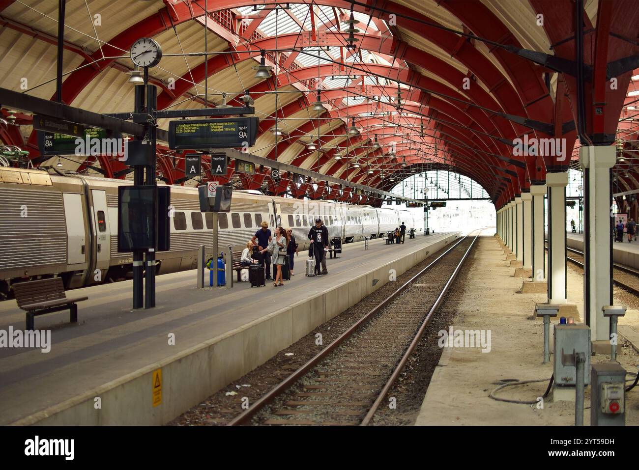Malmo, Sweden. December 3, 2024. Malmo Train Station inside view Stock ...