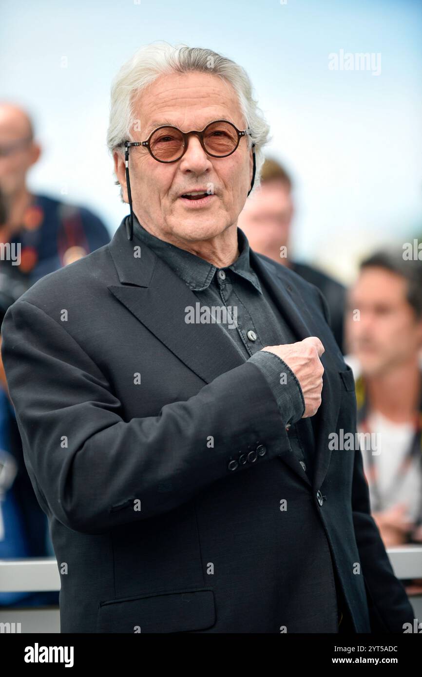 77th Cannes Film Festival, May 16, 2024: filmmaker George Miller posing ...