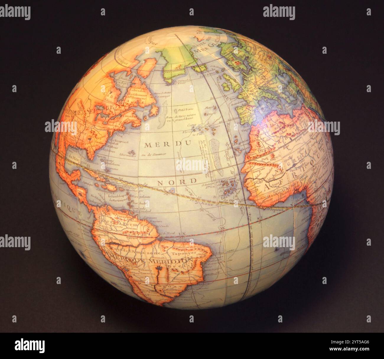 Old globe map hi-res stock photography and images - Alamy