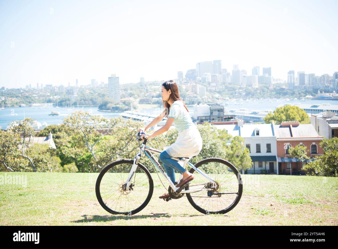 Student on bicycle hi-res stock photography and images - Alamy