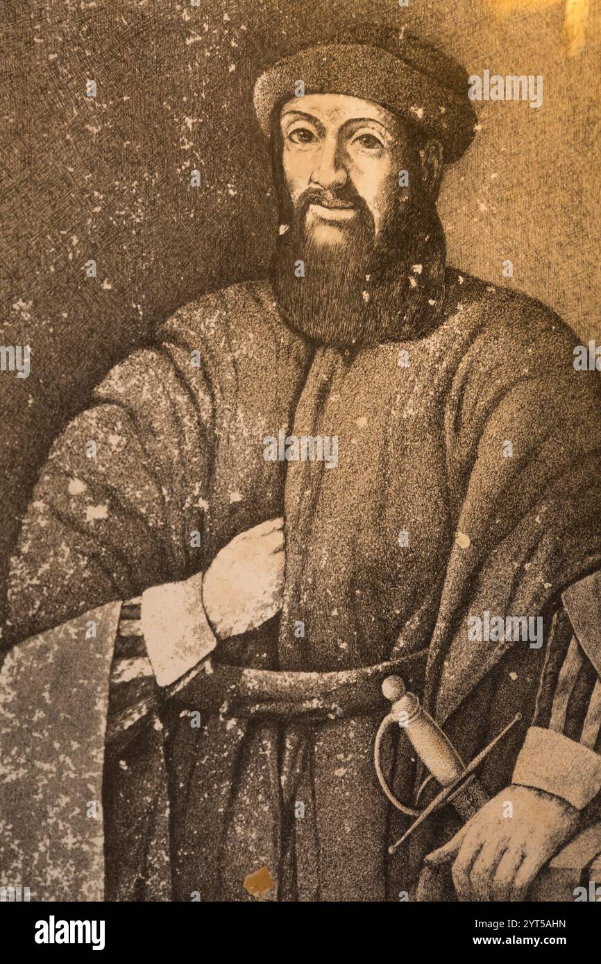 Ferdinand magellan portrait hi-res stock photography and images - Alamy