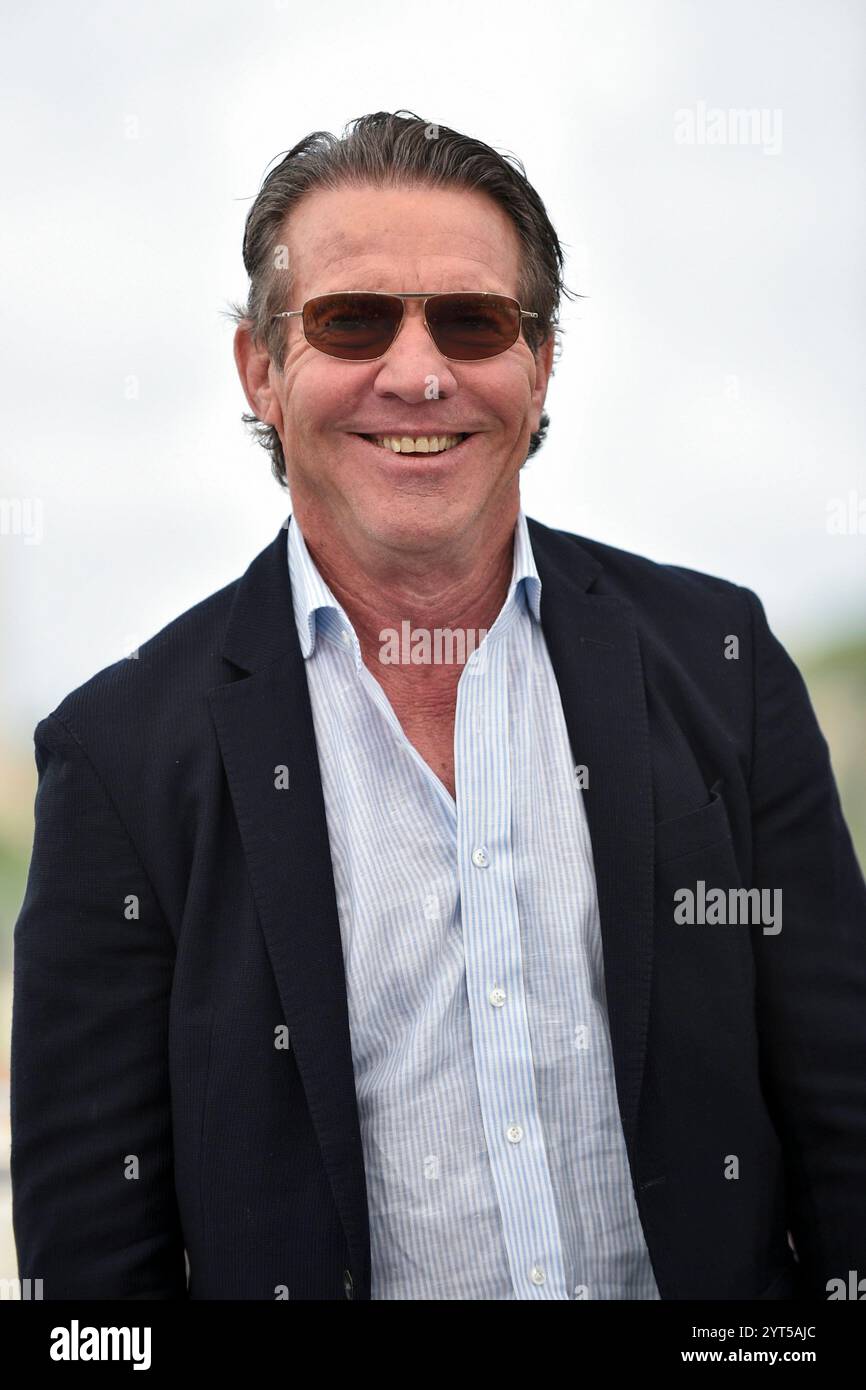 77th Cannes Film Festival, May 20, 2024: actor Dennis Quaid posing ...