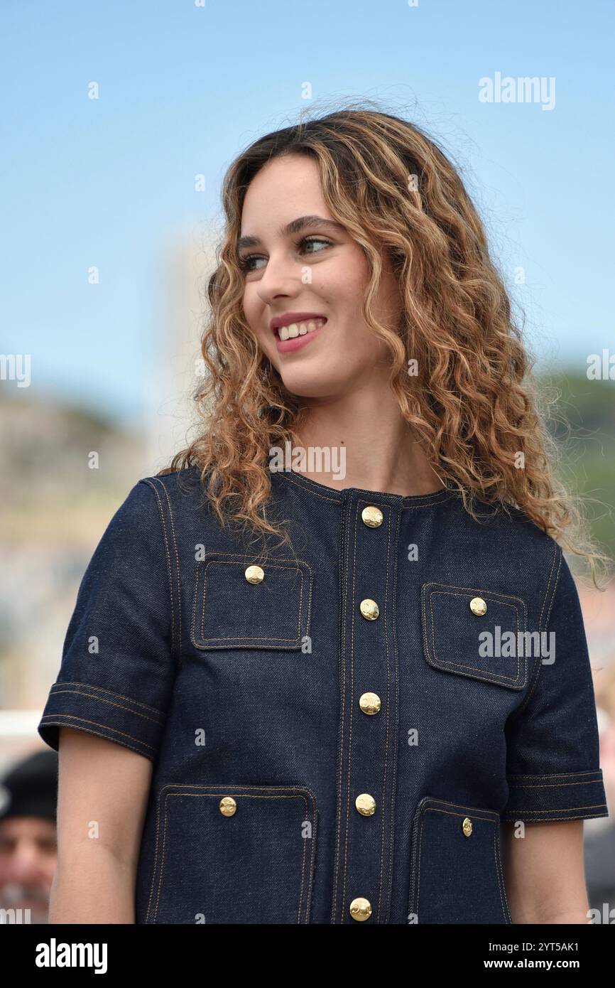 77th Cannes Film Festival, May 17, 2024: actress Tess Barthélémy ...