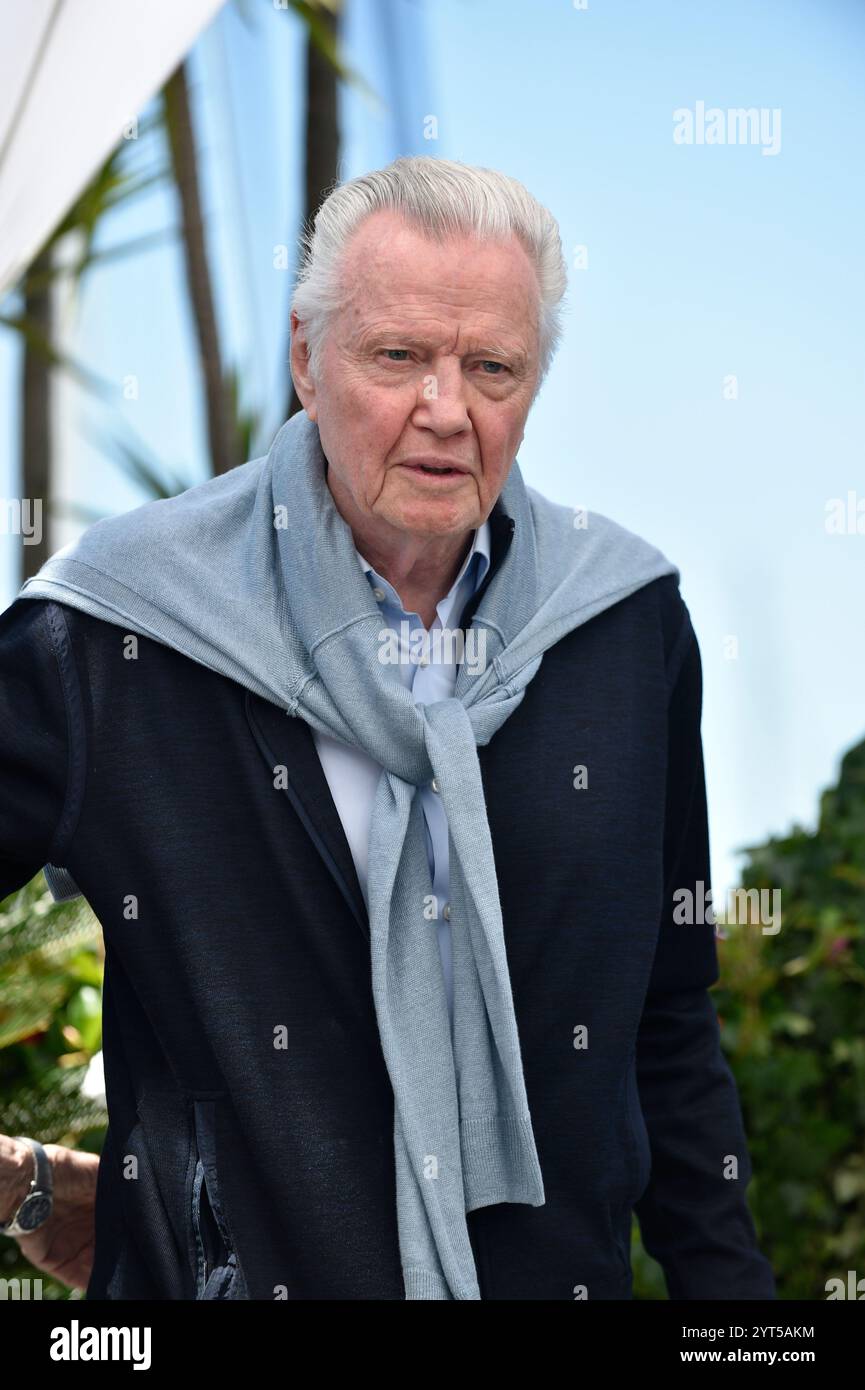 77th Cannes Film Festival, May 17, 2024: actor Jon Voight posing during ...