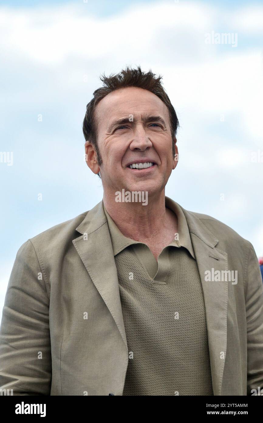 77th Cannes Film Festival, May 17, 2024: actor Nicolas Cage posing ...