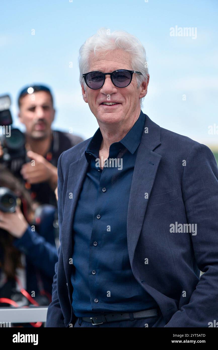 77th Cannes Film Festival, May 18, 2024: actor Richard Gere posing ...