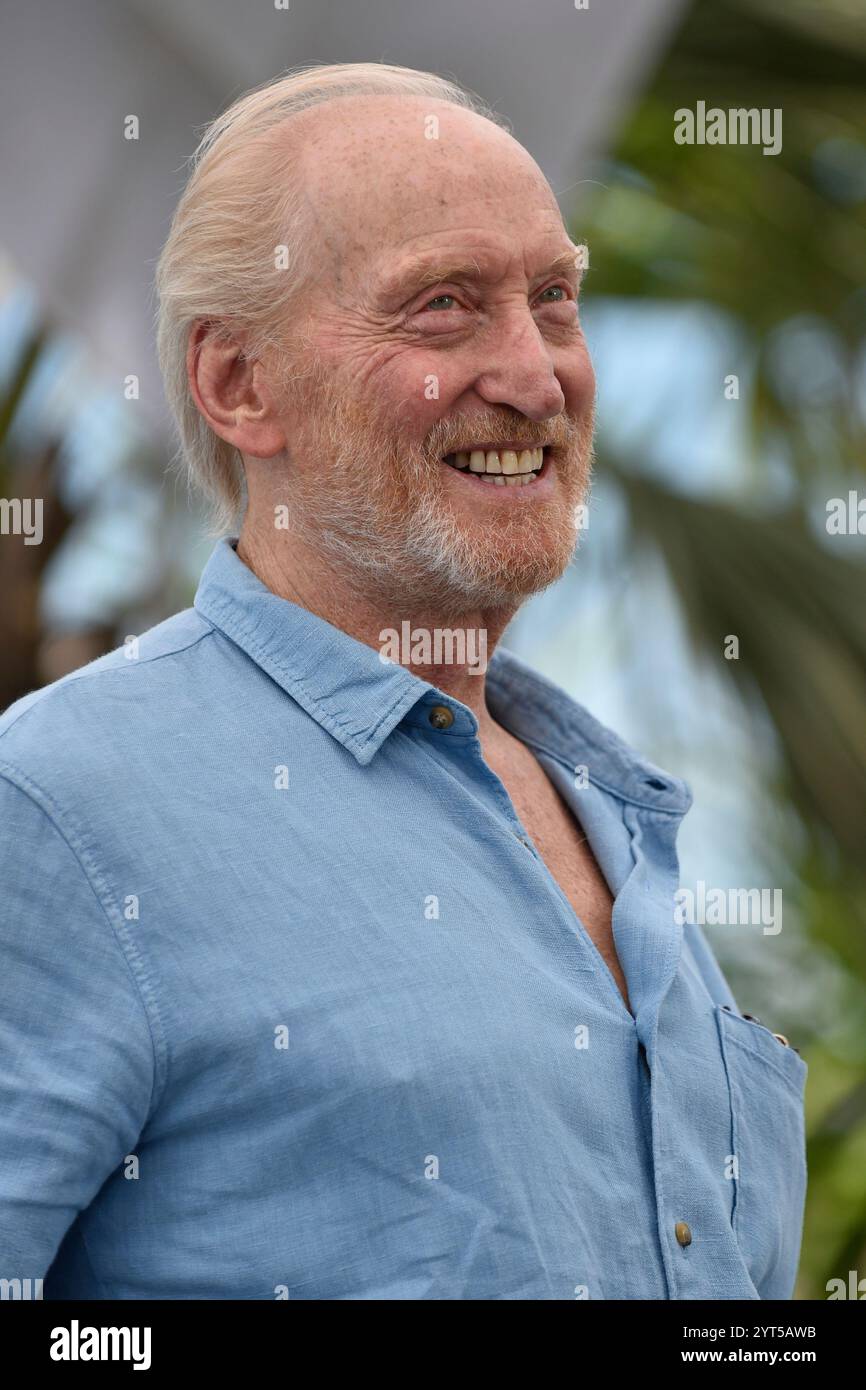 77th Cannes Film Festival, May 19, 2024: actor Charles Dance posing ...