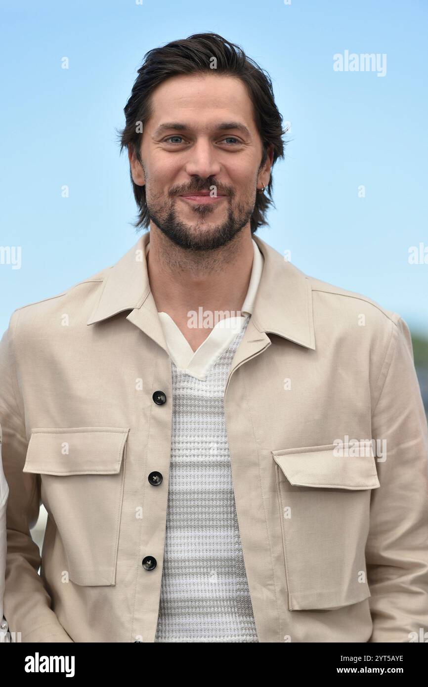 77th Cannes Film Festival, May 19, 2024: actor Lucas Bravo posing ...