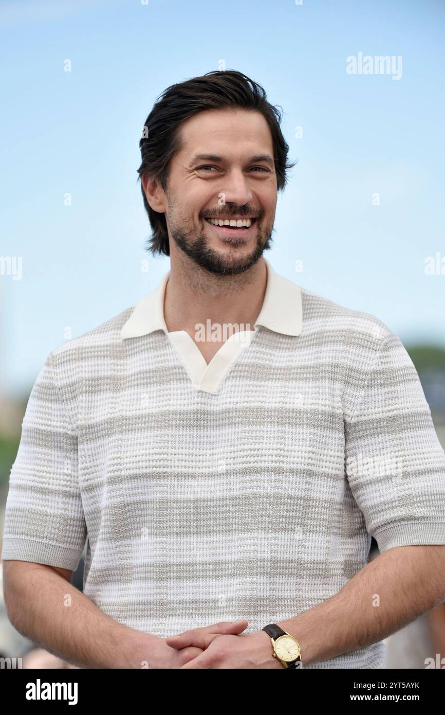 77th Cannes Film Festival, May 19, 2024: actor Lucas Bravo posing ...