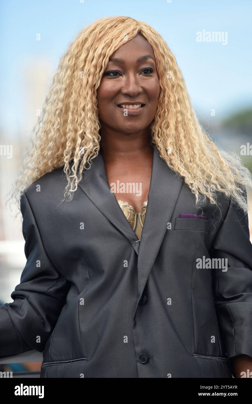 77th Cannes Film Festival, May 19, 2024: actress Nadège Beausson-Diagne ...