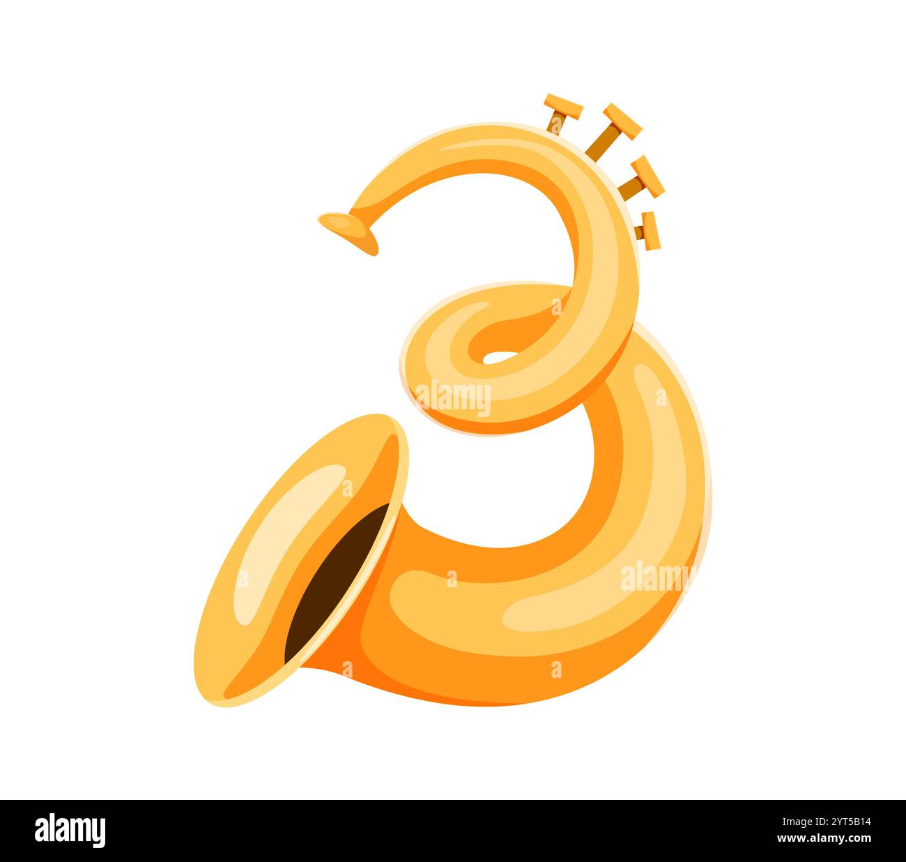 Horn musical instrument font 3 digit symbol. Sound festival classic ...