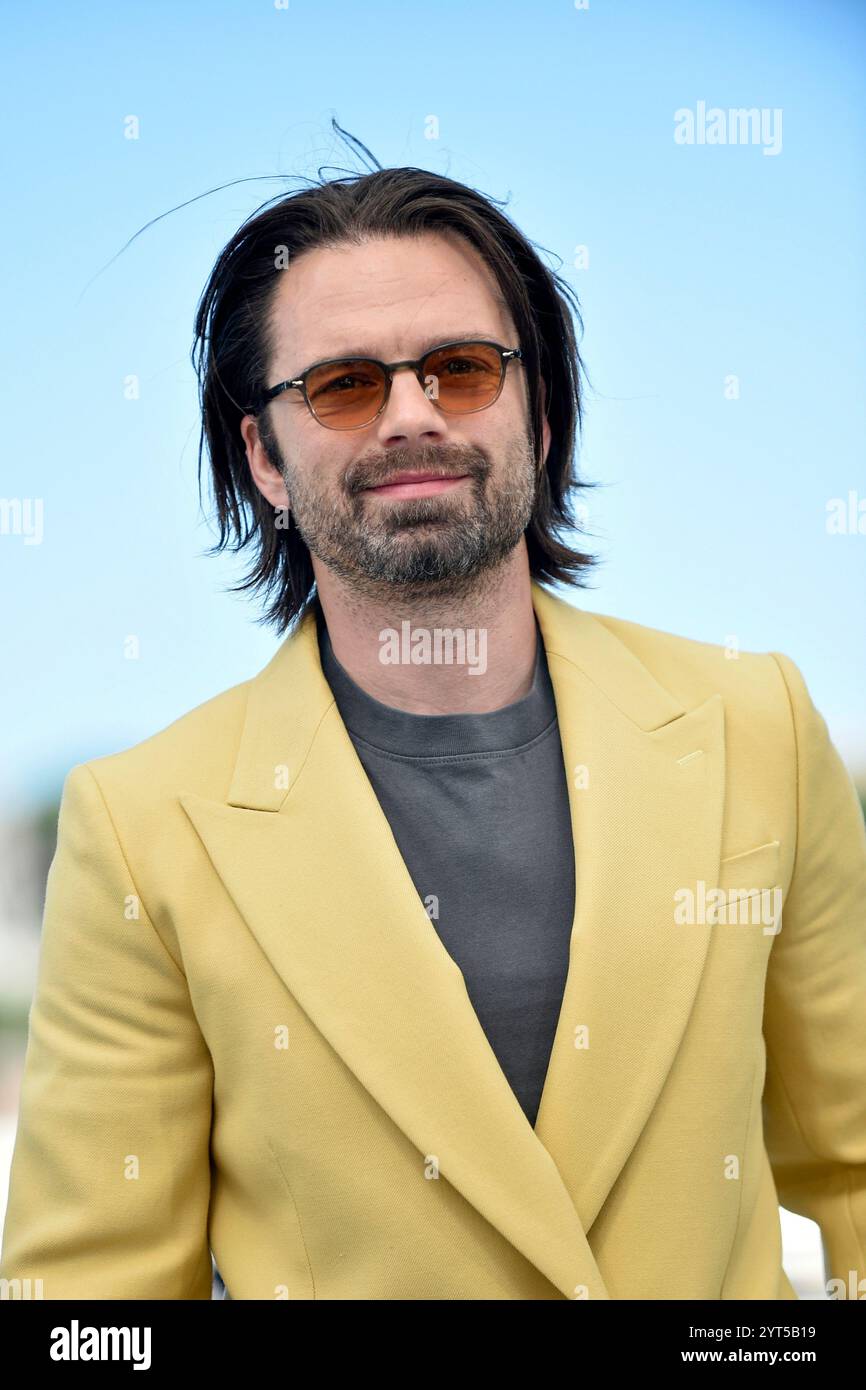 77th Cannes Film Festival, May 21, 2024: actor Sebastien Stan posing ...