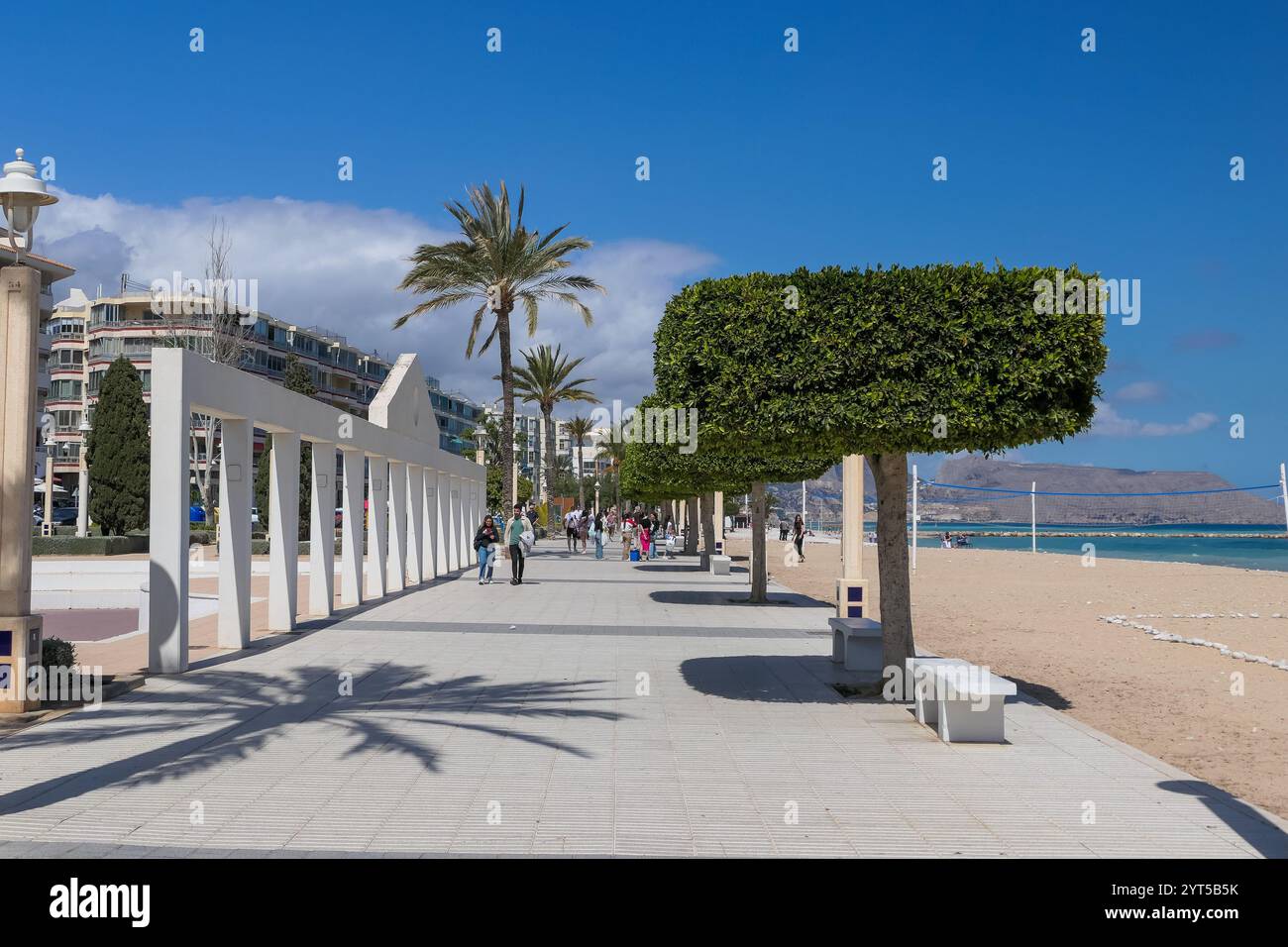 Alicante in Spain: the seafront at Altea Stock Photo - Alamy