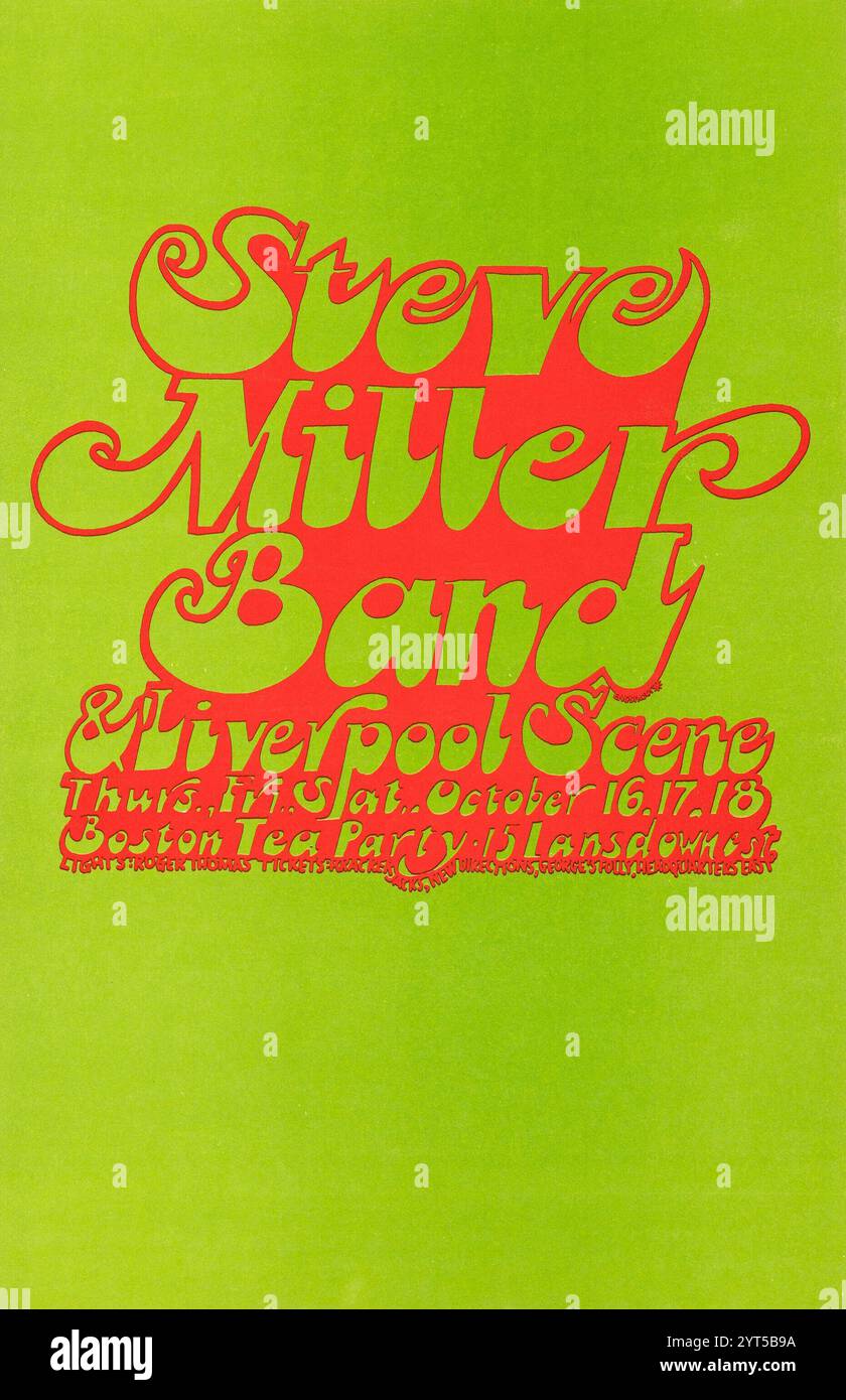 Steve miller band poster hi-res stock photography and images - Alamy