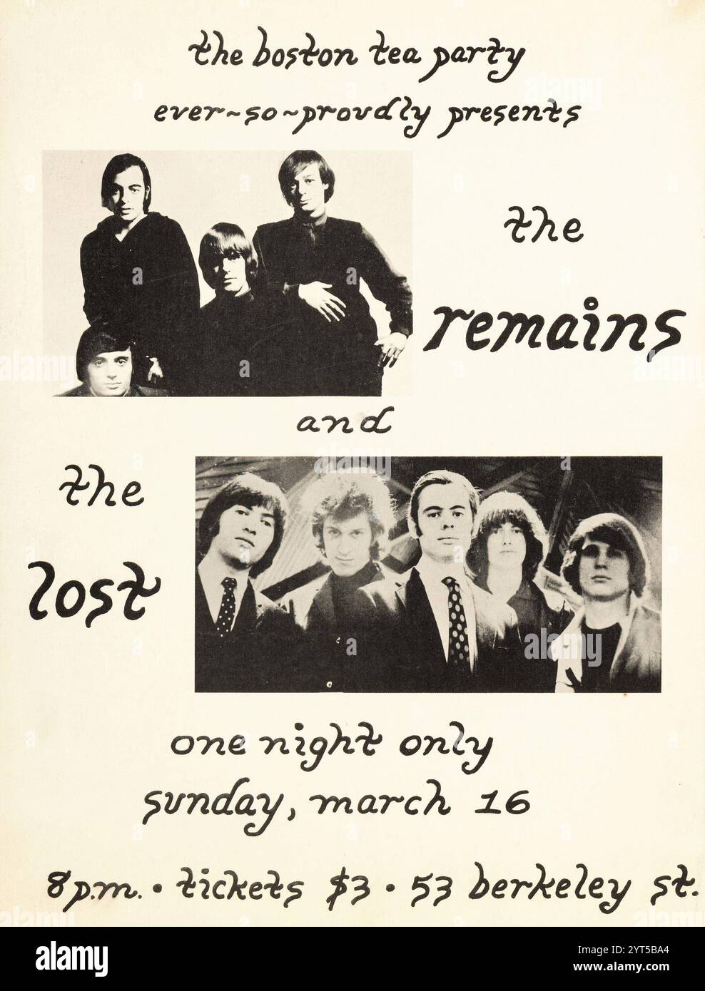 The Remains (including Barry Tashian) The Lost 1969 Boston Tea Party ...
