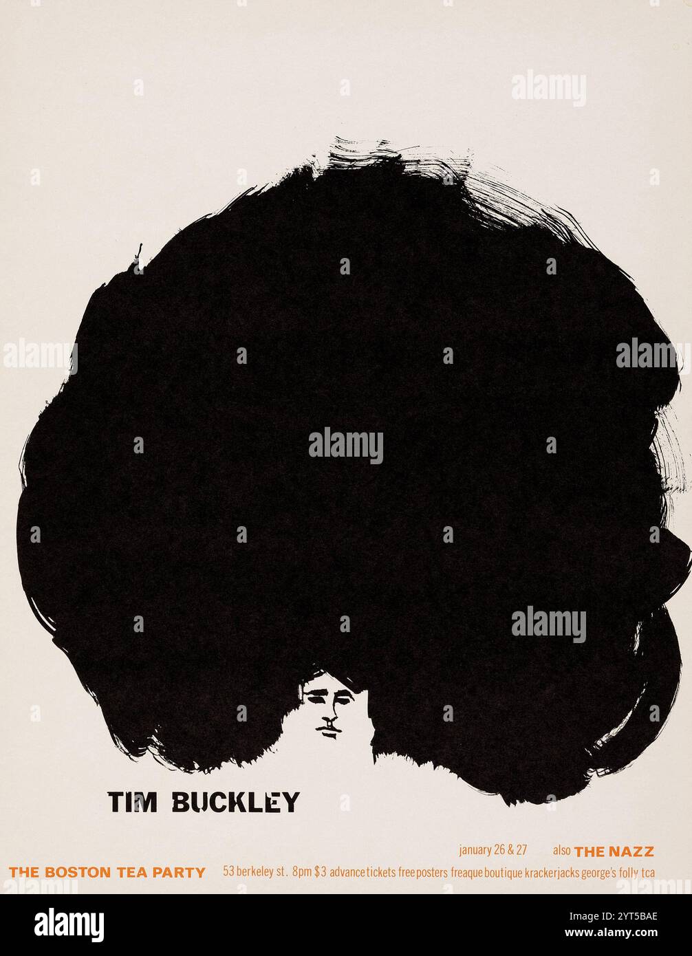 Tim Buckley, Todd Rundgren, Boston Tea Party - Vintage Concert Poster ...