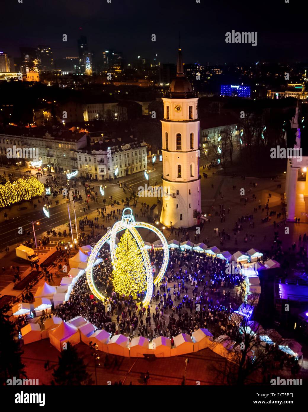 Beautiful vertical aerial vilnius city hi-res stock photography and ...