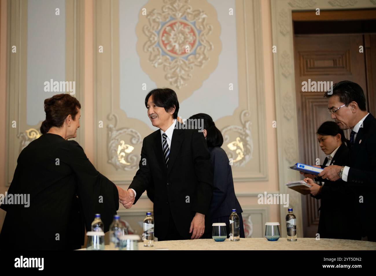 Japan's Crown Prince Akishino and his wife Crown Princess Kiko are ...