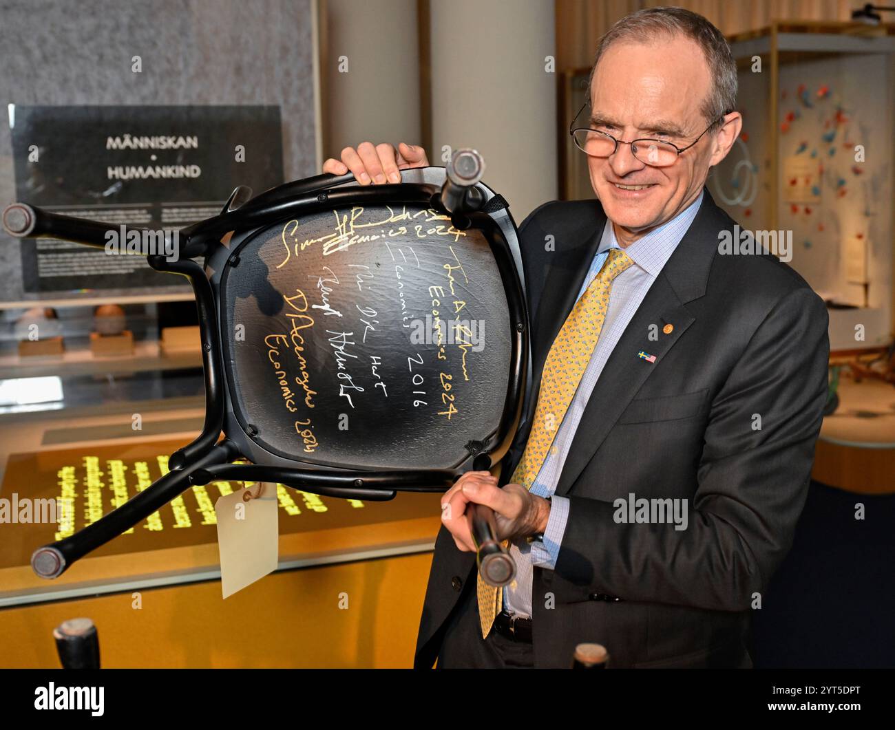 Stockholm, Sweden . 06th Dec, 2024. Simon Johnson, Sveriges Riksbank ...