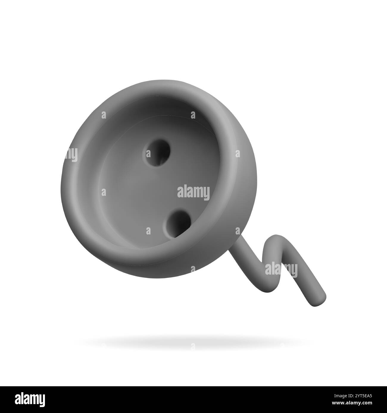 Realistic socket plug electricity Cut Out Stock Images & Pictures - Alamy