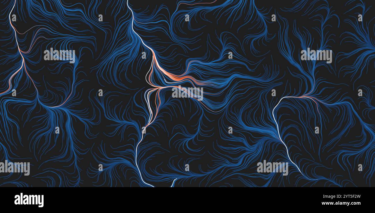 Abstract Dark Modern Style Geometric Background Design, Blue and Purple ...