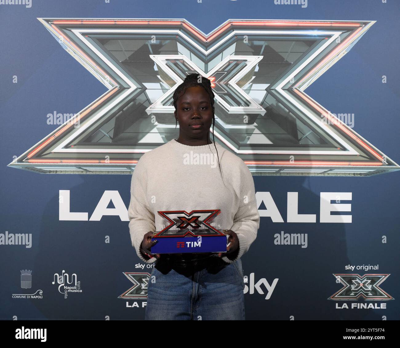 Napoli, Photocall finalisti di “X-Factor 2024” - la vincitrice, Mimì ...