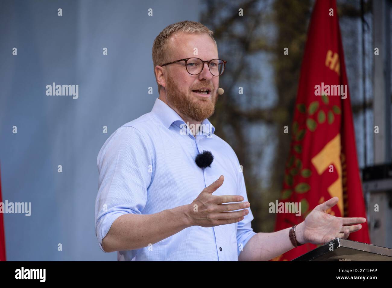 Chairman of Danish Trade Union Confederation, Morten Skov Christiansen ...
