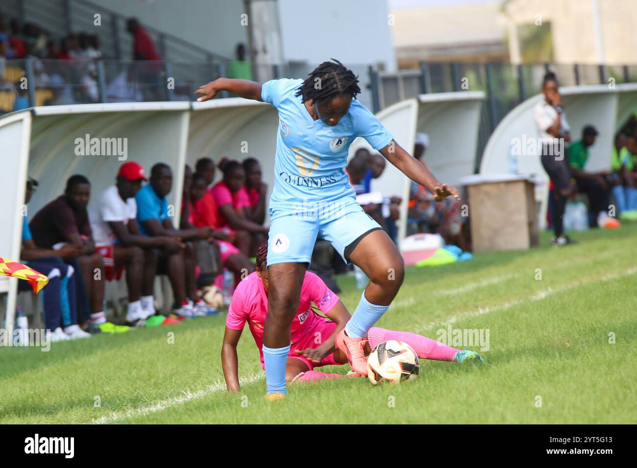 DOUALA, CAMEROON - DECEMBER 1: Suzie Mbiandji of Authentic Erika ...