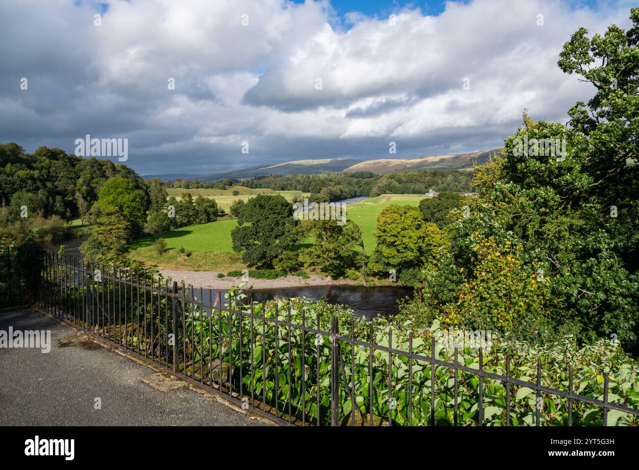 Ruskins view at Kirkby Lonsdale, Cumbria, England. A beautiful ...