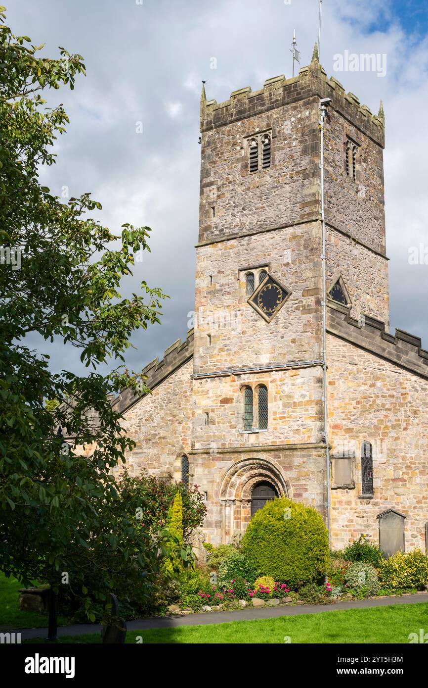 St Mary's Church at Kirkby Lonsdale, Cumbria, England Stock Photo - Alamy