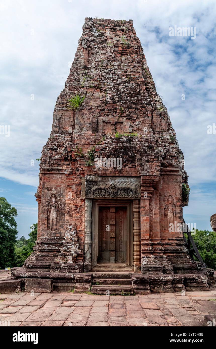 Details, sculptures and structures of the Pre Rup temple in Cambodia ...