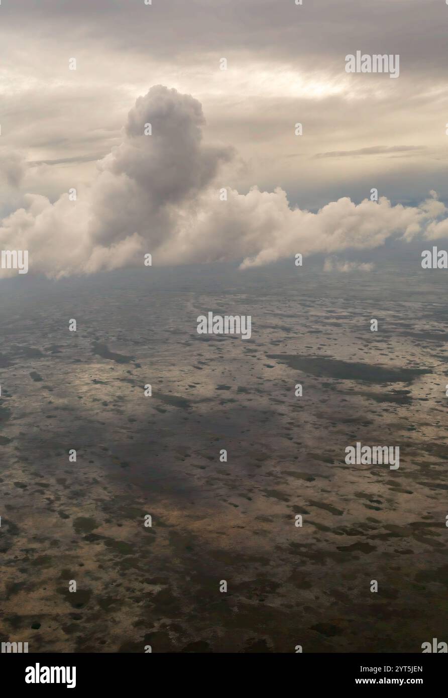 An Aerial view of Everglades National Park, Florida, United States ...