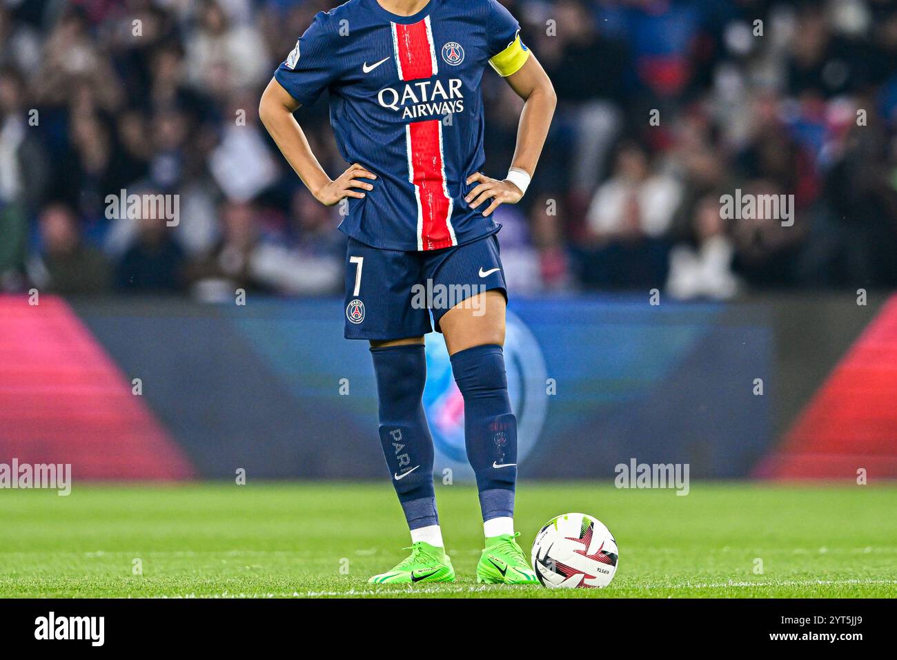 Illustration of the PSG football club jersey, Paris Saint-Germain, Nike ...