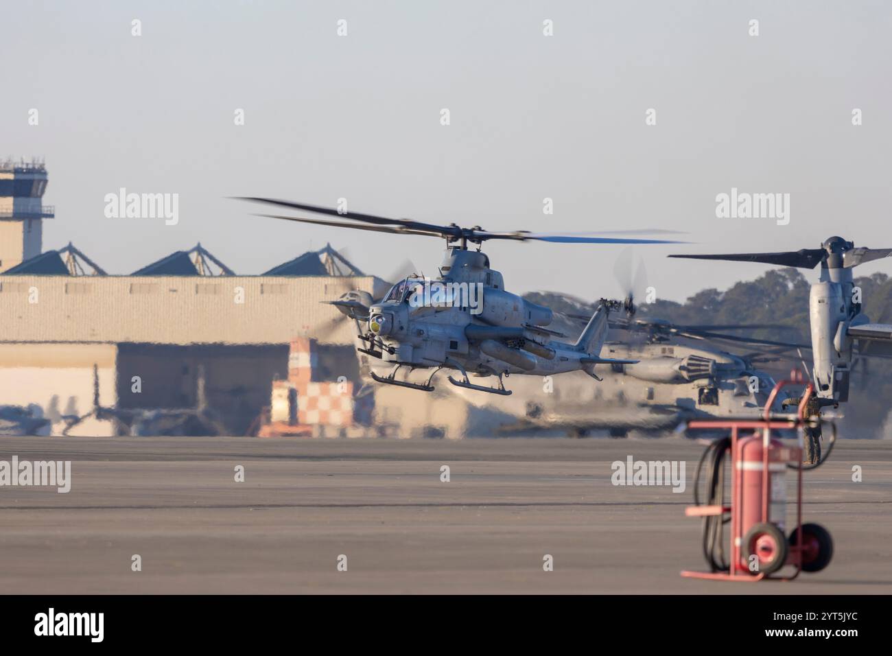 A U.S. Marines Corps AH-1Z Viper with Marine Medium Tiltrotor Squadron ...