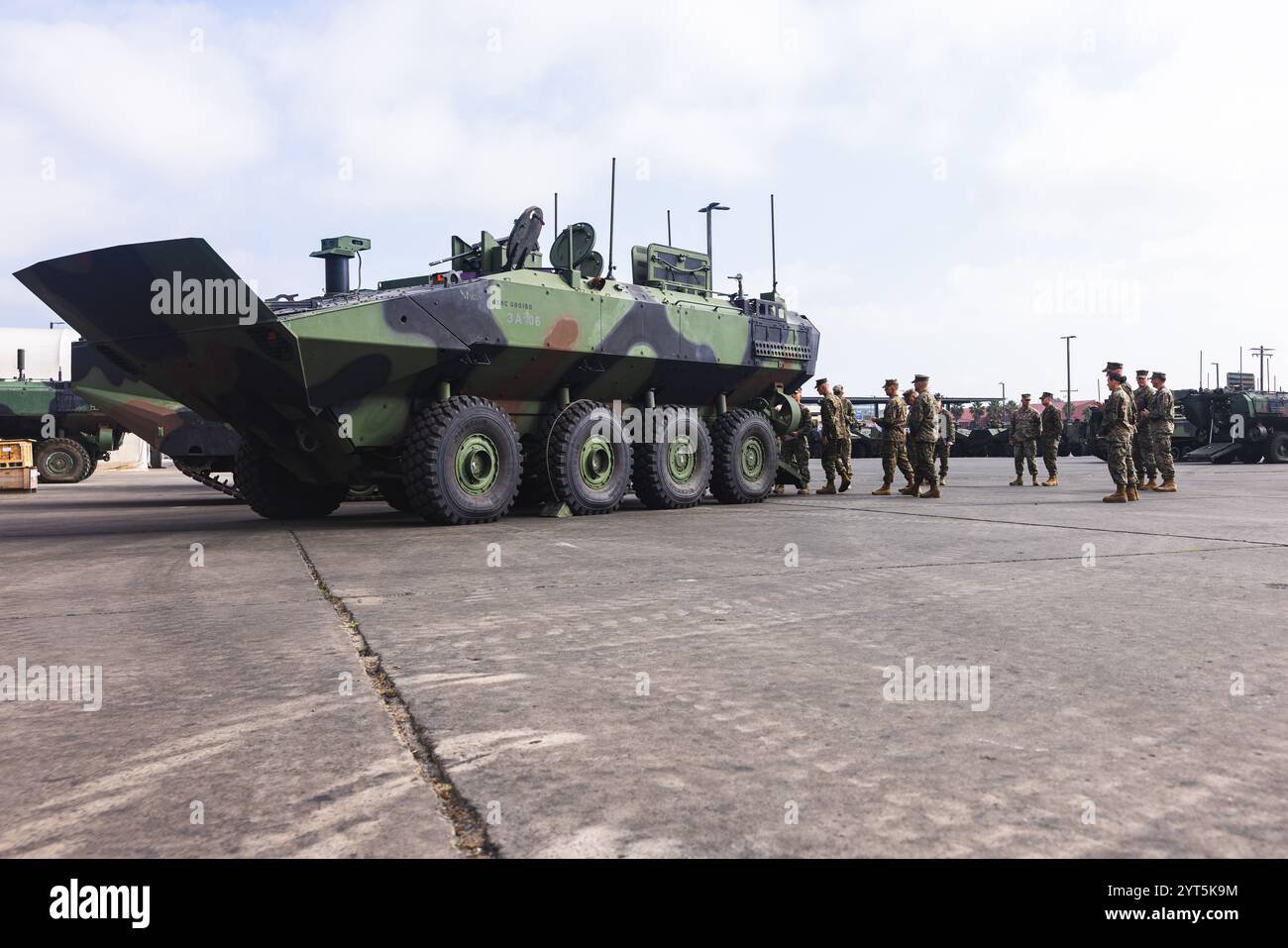U.S. Marines with 3rd Assault Amphibian Battalion, 1st Marine Division ...