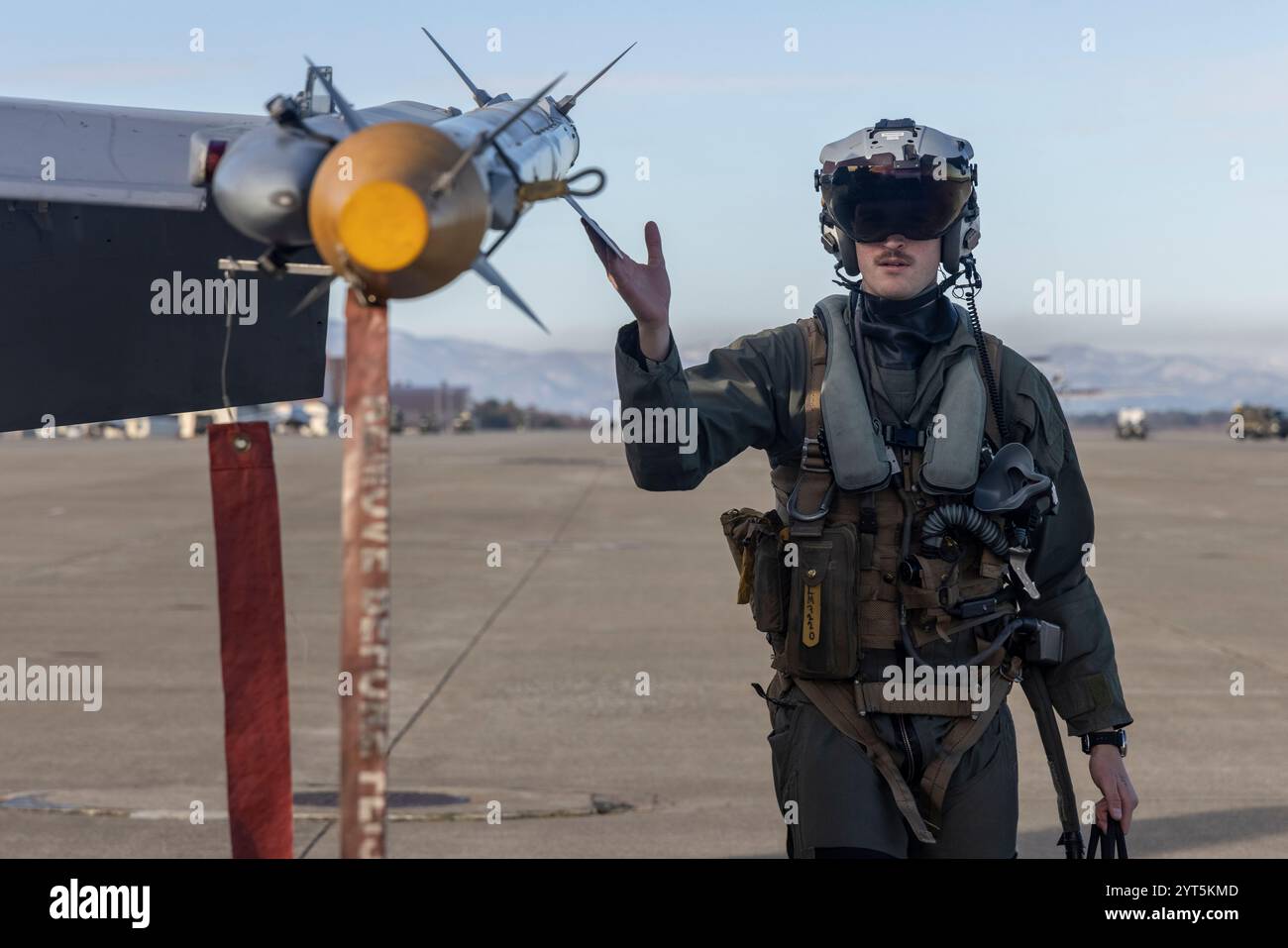 U.S. Marine Corps Capt. Lucas Morrison, a pilot with Marine Fighter ...