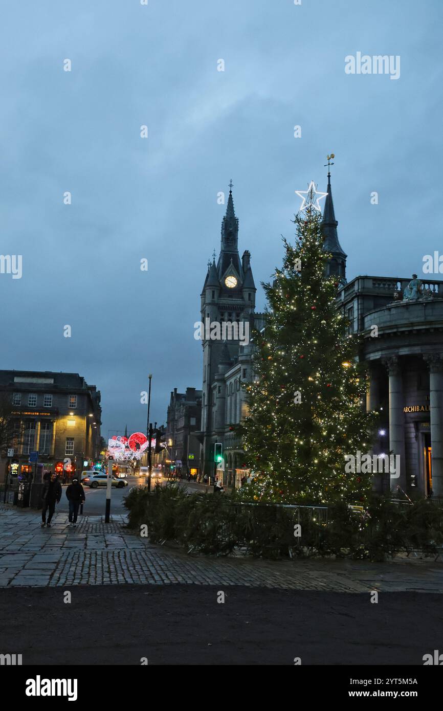 Christmas tree Aberdeen Scotland November 2024 Stock Photo - Alamy