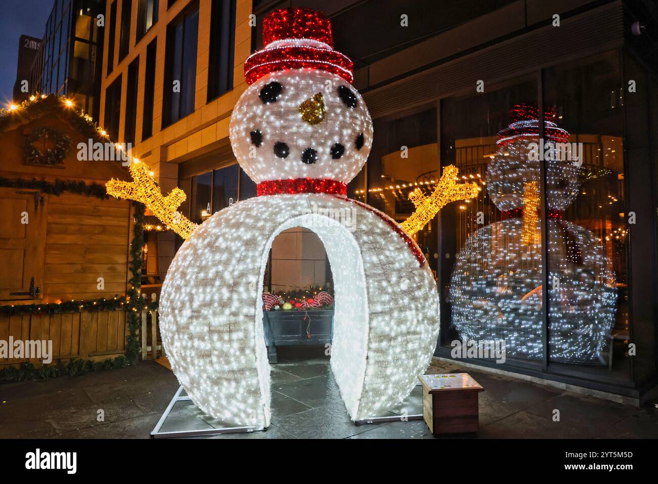 Snowman selfie spot at Aberdeen Christmas Village Scotland November ...