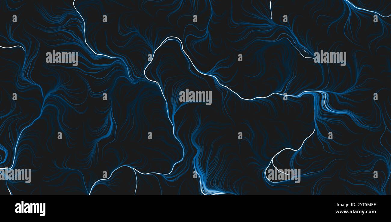 Abstract Modern Style Geometric Background Design, Blue and White Lit ...