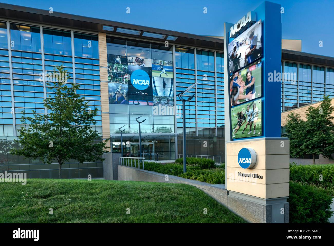 NCAA National Office Building Stock Photo - Alamy