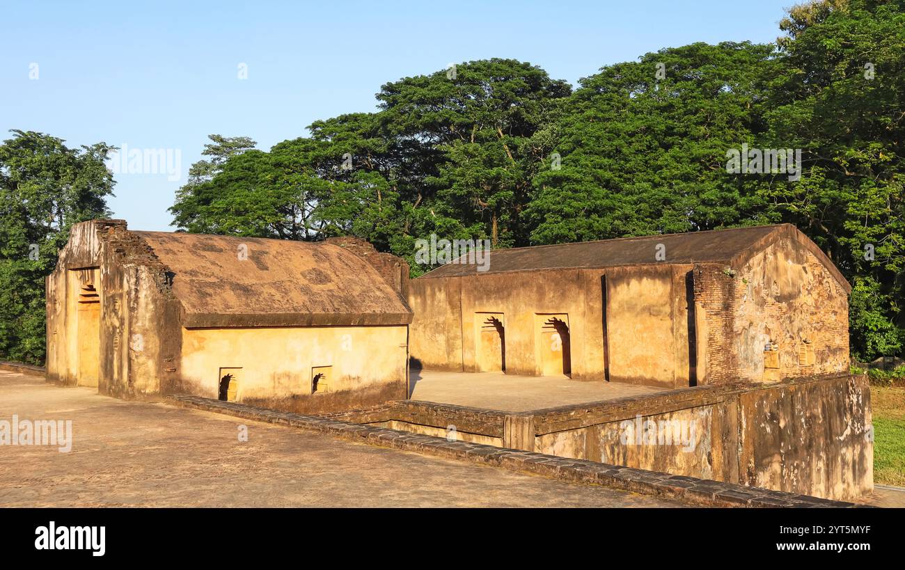 Ruins of Talatal Ghar, constructed by Ahom King Rajeshwar Singha in the ...