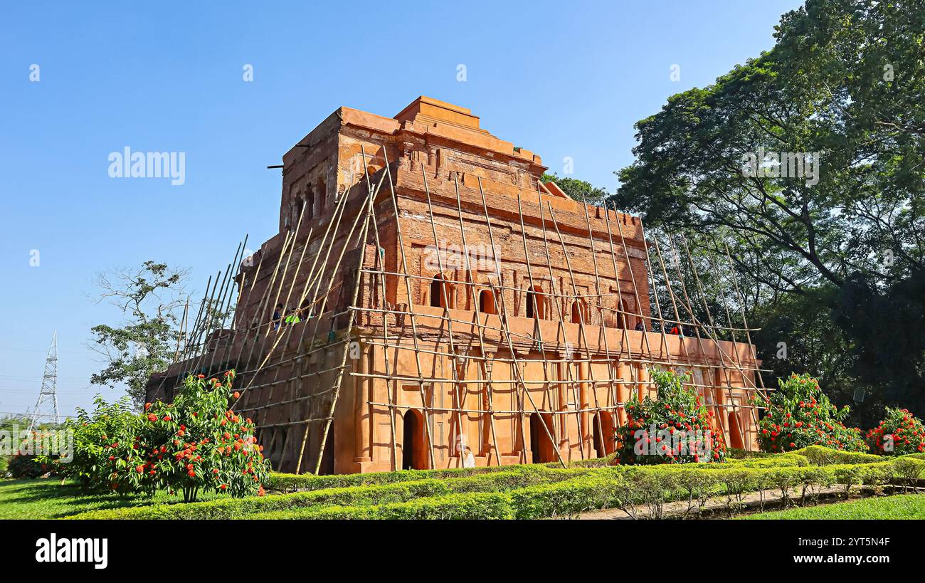 View of Kareng Ghar, built in 1540 CE by the 15th Ahom King Suklengmung ...